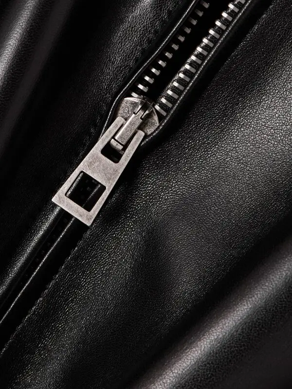 Loewe Buckle-detailed Leather Jacket