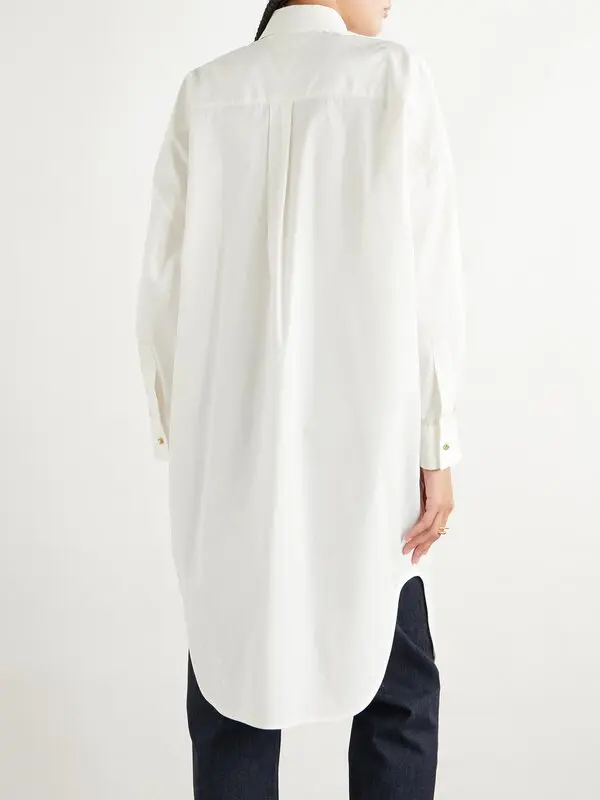 Bottega Veneta Cotton-blend Poplin Tunic