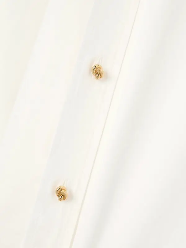 Bottega Veneta Cotton-blend Poplin Tunic