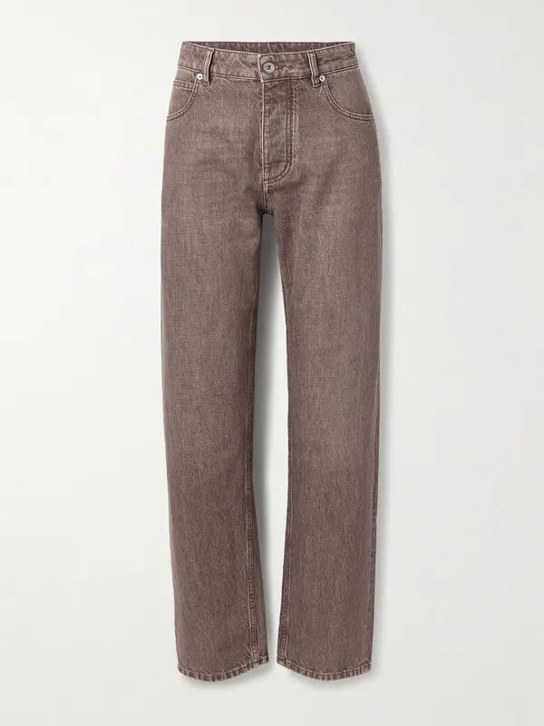 Bottega Veneta Low-rise Loose Jeans - Brown