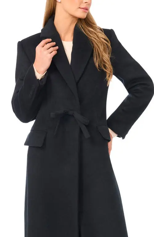 Ted Baker London Bow Wool-blend Longline Coat - Forest River
