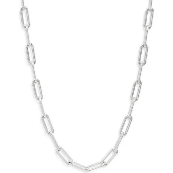 THE SIS KISS Keepsake Chain Necklace - Silver