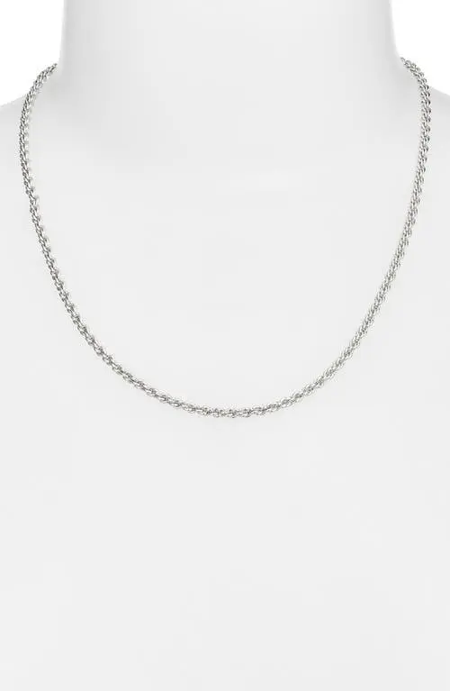 THE SIS KISS The Clara Chain Necklace - Silver