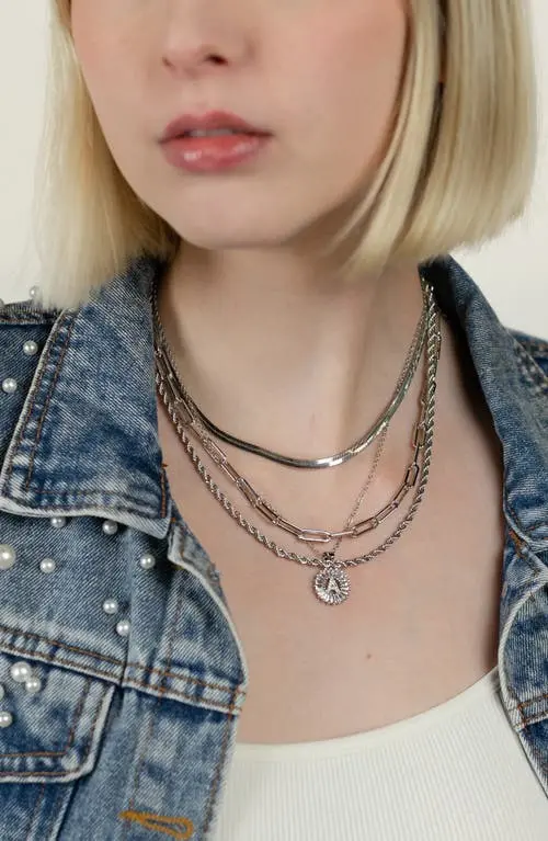THE SIS KISS The Clara Chain Necklace - Silver