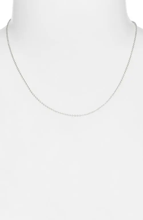 THE SIS KISS Skinny Cable Chain Necklace