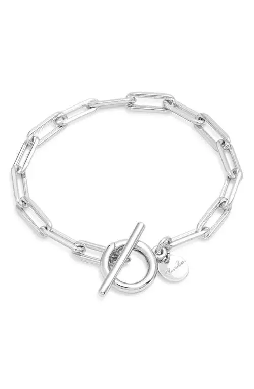 THE SIS KISS Keepsake Chain Link Bracelet - Silver