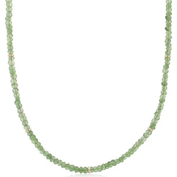 THE LOVERY Beaded Necklace - Peridot