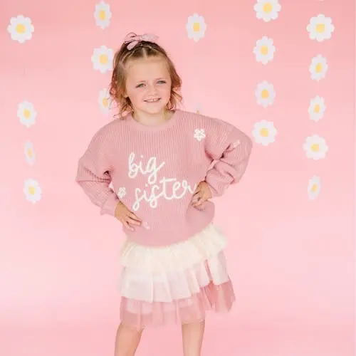 SWEET WINK Big Sister Knit Sweater