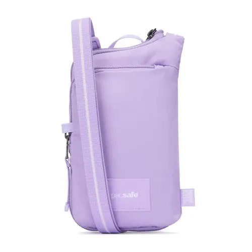 PACSAFE Go Tech Crossbody Wallet - Lavender