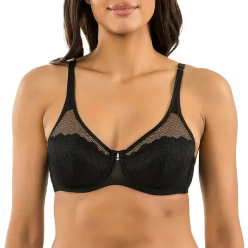 Parfait Luxlacy Full Coverage Unlined Wire Bra - Black