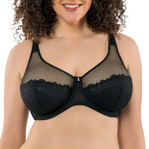 Parfait Luxlacy Full Coverage Unlined Wire Bra - Black