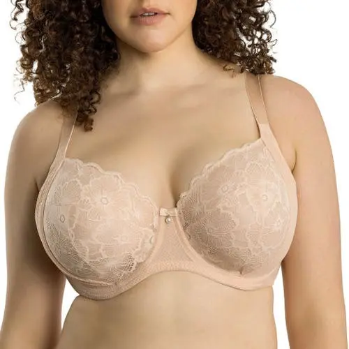 Parfait Luxlacy Full Coverage Sweetheart Unlined Wire Bra - Desert Flower