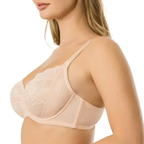 Parfait Luxlacy Full Coverage Sweetheart Unlined Wire Bra - Desert Flower