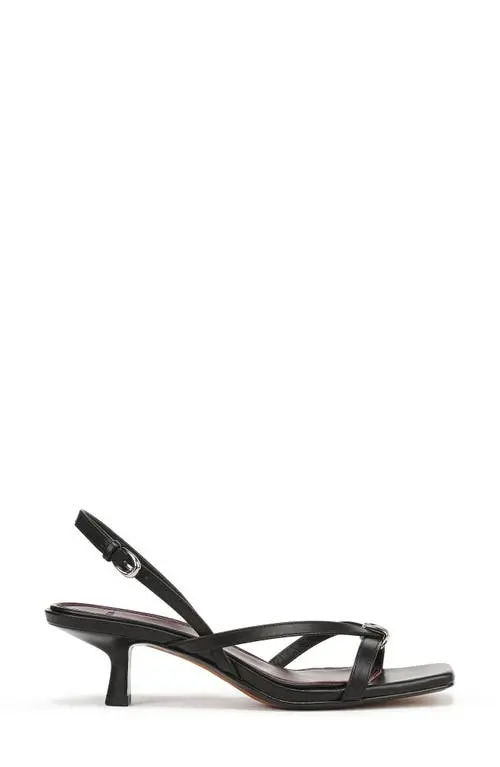 Vince Tali Slingback Kitten Heel Sandal - Black