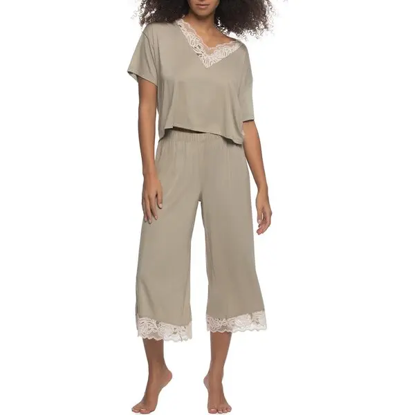 Felina Amelie Crop Pajamas - Abby Stone