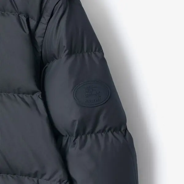 Burberry Detachable Sleeve Bideford Puffer Jacket - Navy