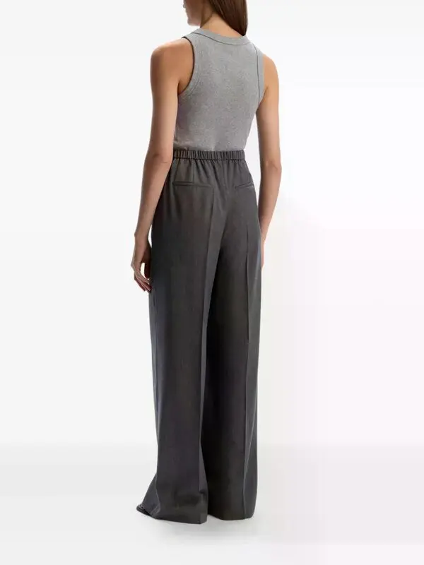 12 STOREEZ Elastic-waist Wool Trousers