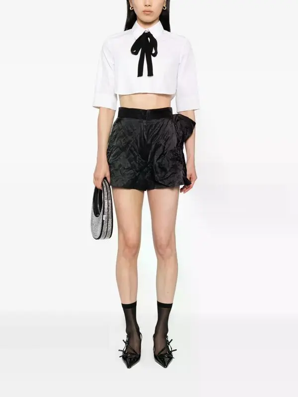 MSGM Bow-embellished Shorts