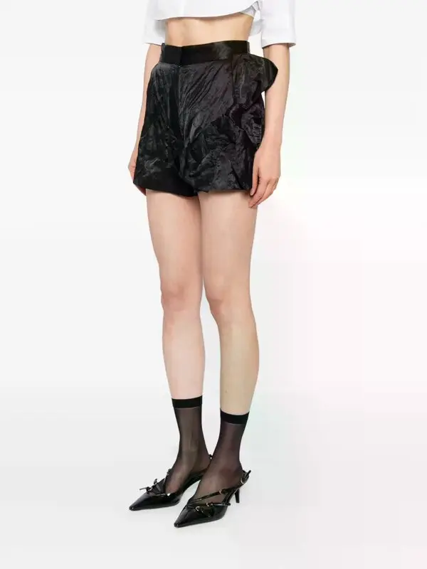 MSGM Bow-embellished Shorts