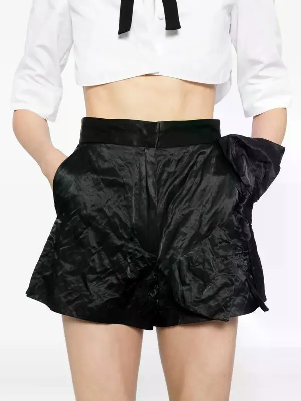 MSGM Bow-embellished Shorts