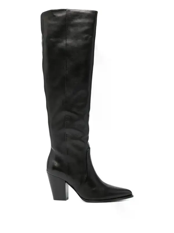 STUART WEITZMAN 85mm Leather Knee-high Boots