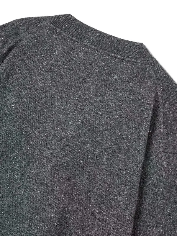 STUDIO TOMBOY Speckle-knit Button Cardigan - Grey