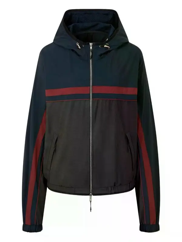 STUDIO TOMBOY Contrast-trim Hooded Track Jacket