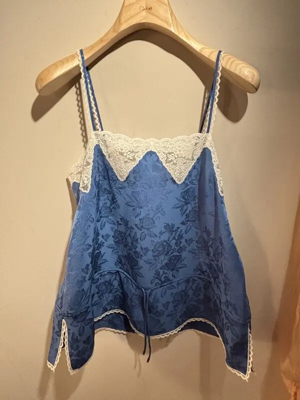Chloé Camisole Top With Lace Trim