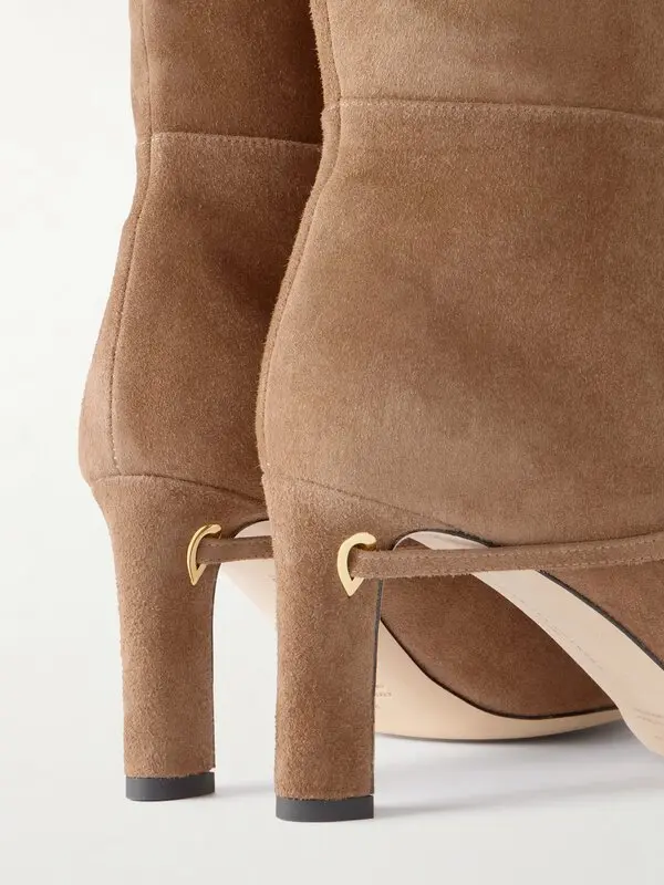 Jennifer Chamandi Samuele 85 Suede Knee Boots