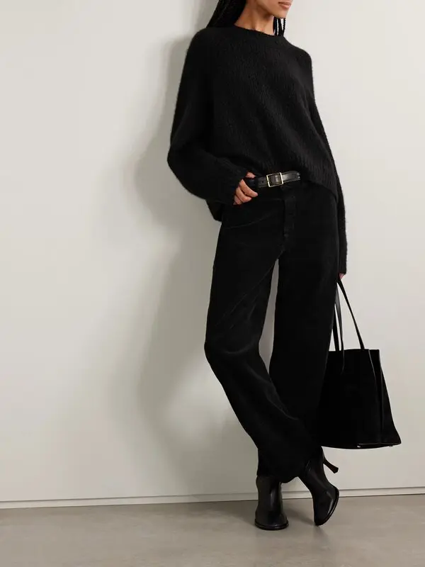 NILI LOTAN Tomaso Cashmere And Silk-blend Sweater