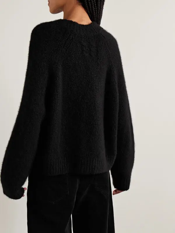 NILI LOTAN Tomaso Cashmere And Silk-blend Sweater