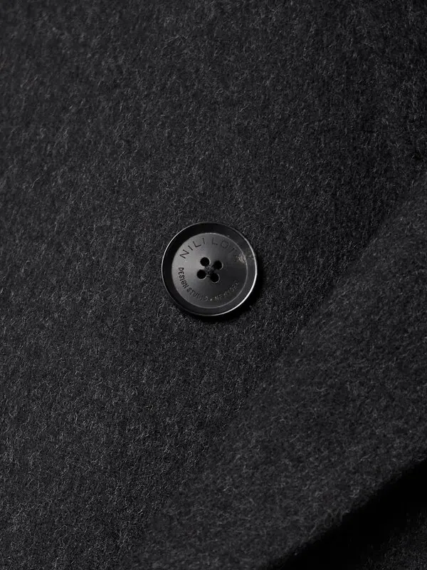 NILI LOTAN Edmont Double-breasted Wool Coat