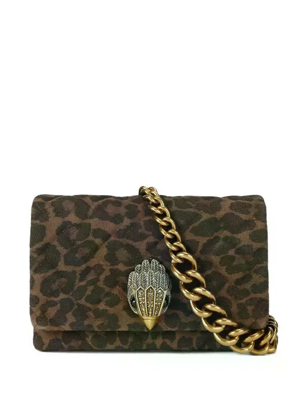 Kurt Geiger Mini Kensington Leopard-print Crossbody Bag - Brown
