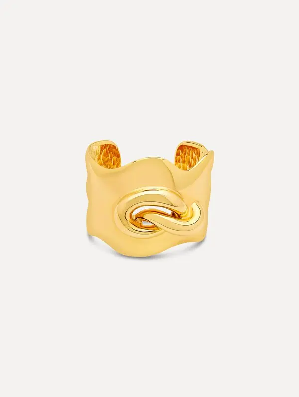 Oscar De La Renta O Knot Cuff Bracelet - Gold
