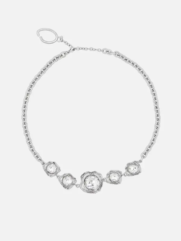 Oscar De La Renta Nest Chain Necklace - Crystal