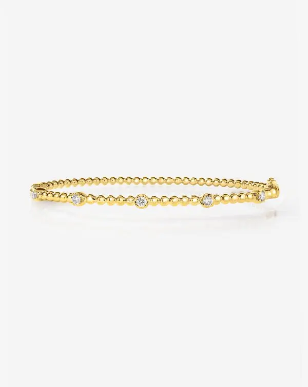 Ring Concierge Diamond Bead Bangle - One-color