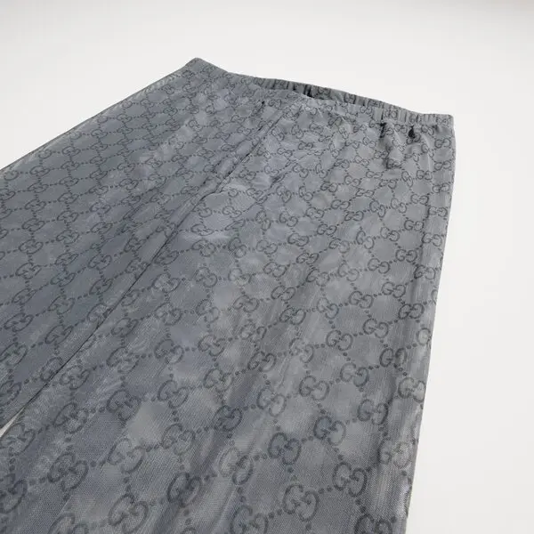 Gucci Gg Printed Tights - Black
