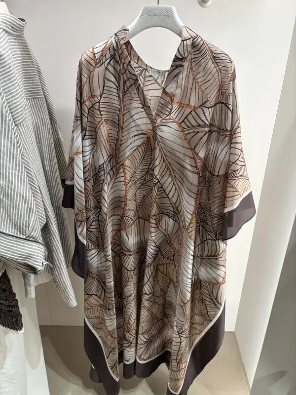 Brunello Cucinelli Printed Caftan