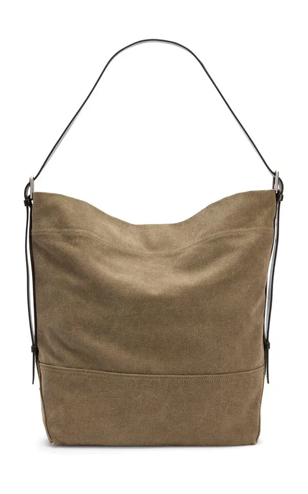 LEMAIRE Belted Cotton Tote Bag - Neutral