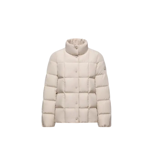 Moncler Cochevinne Square-quilted Short Down Jacket - Beige