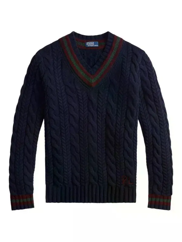 Polo Ralph Lauren Cable-knit V-neck Sweater