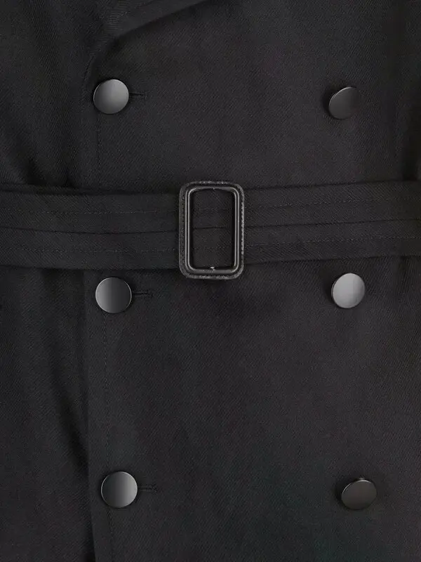 Tagliatore Double-breasted Virgin Wool Coat