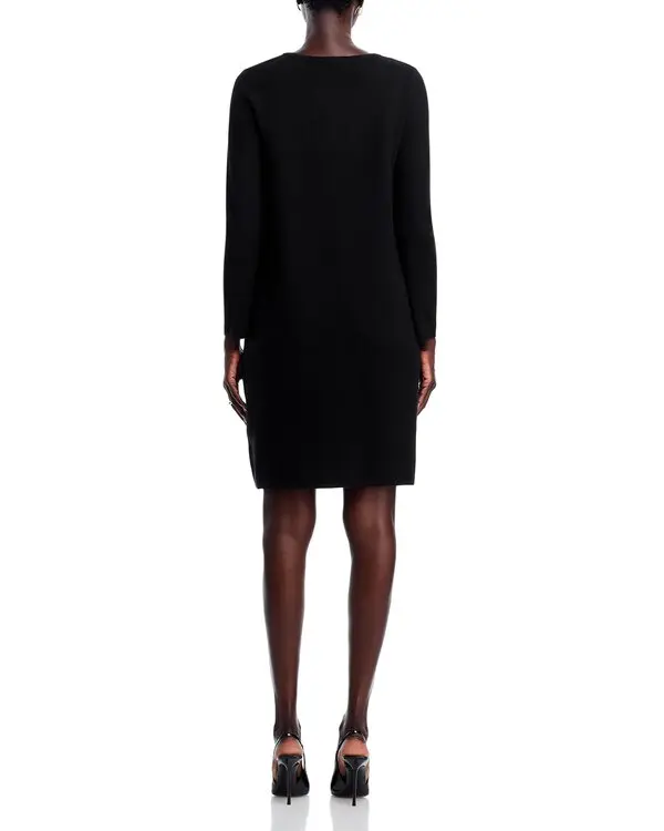 T Tahari Crewneck Button-down Cardigan Sweater
