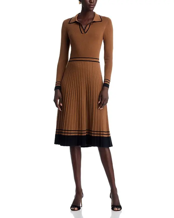 slim fit dress slacks Joseph Ribkoff Fit and Flare Dress With Shawl Collar Style 261274 – DECABANA main image 1