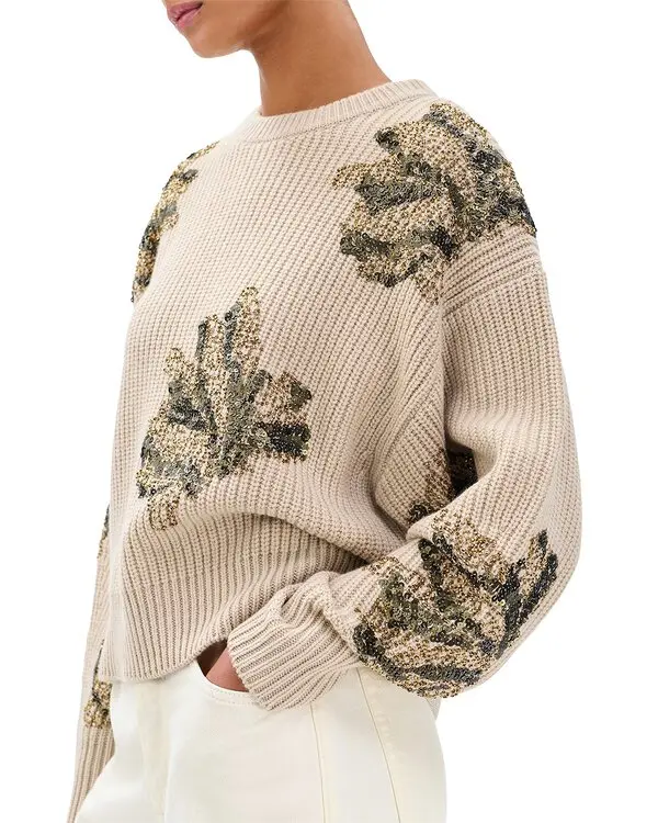 Rag & Bone Julie Sequin Wool Sweater