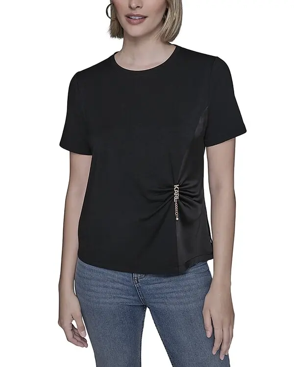 Karl Lagerfeld Paris Combo Tee - Black