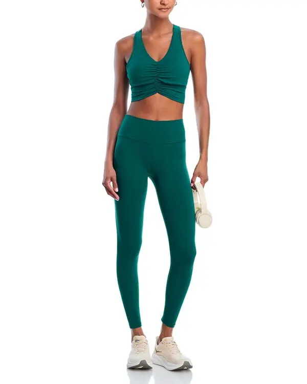 Aqua Athletics High Rise 7/8 Leggings Exclusive - Spruce