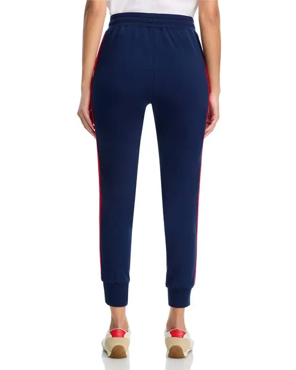 Aqua Racing Stripe Sweatpants