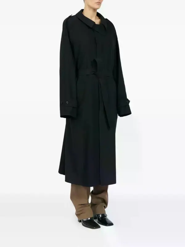 MAISON MARGIELA Double-breasted Belted Coat