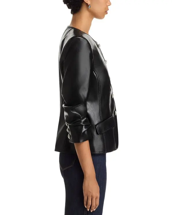 Cinq À Sept Chris Faux Leather Jacket